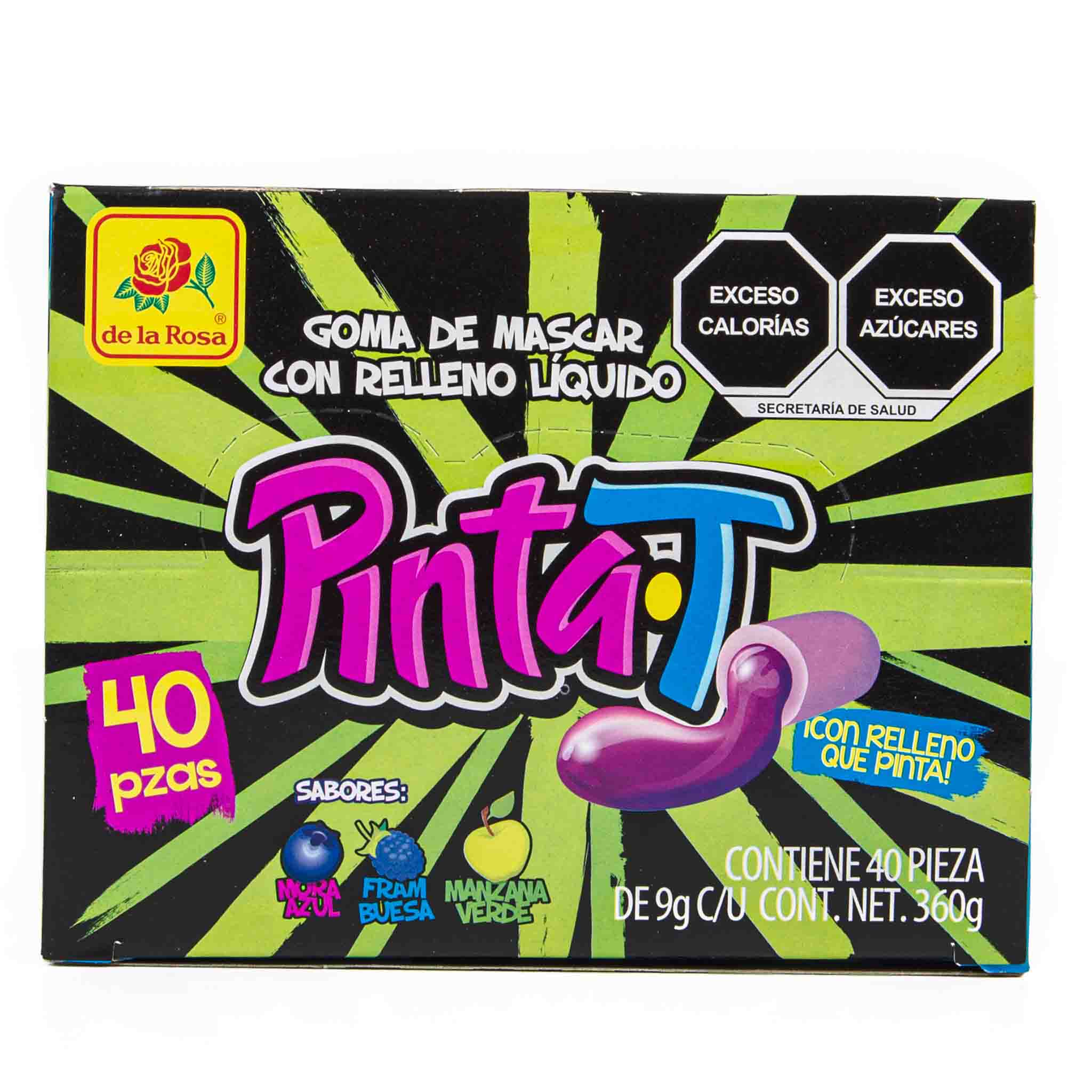 Chicle Relleno Pintat 40 piezas - Dulces de la Rosa – Tienda de la Rosa®