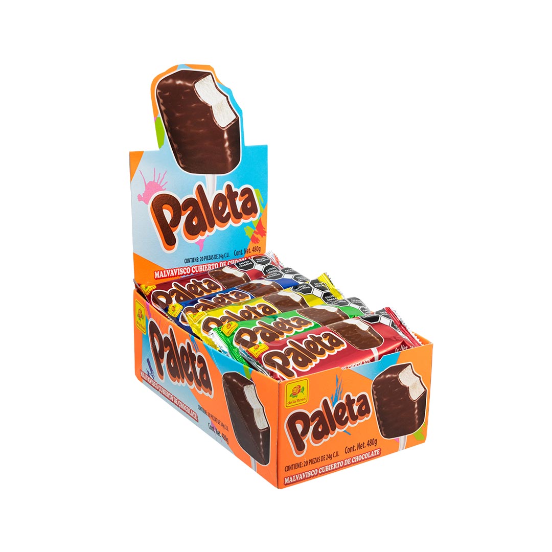 Paleta chocolate 20 piezas - Dulces de la Rosa – Tienda de la Rosa®