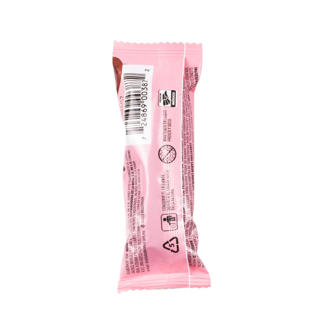 Barquillo Palillín Chocolate con Relleno de Fresa 40 piezas 10g c/u ...