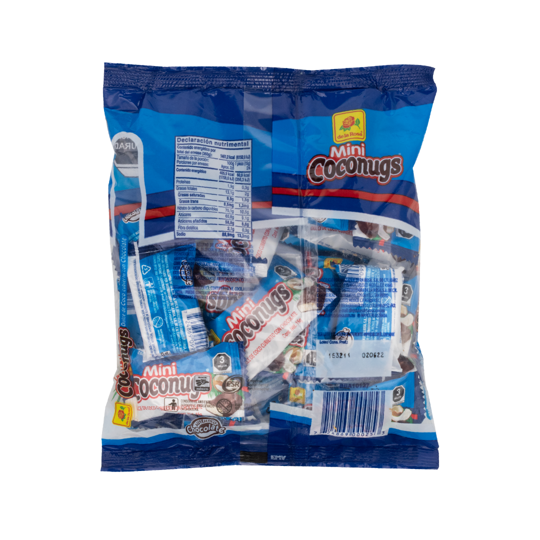 Mini Chocolate CocoNugs con Coco rallado 24 piezas 15 grs – Tienda de ...