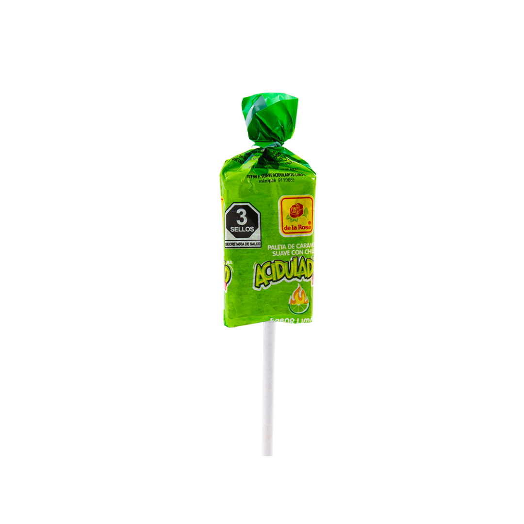 Paleta de Caramelo Suave Aciduladita – Tienda de la Rosa®